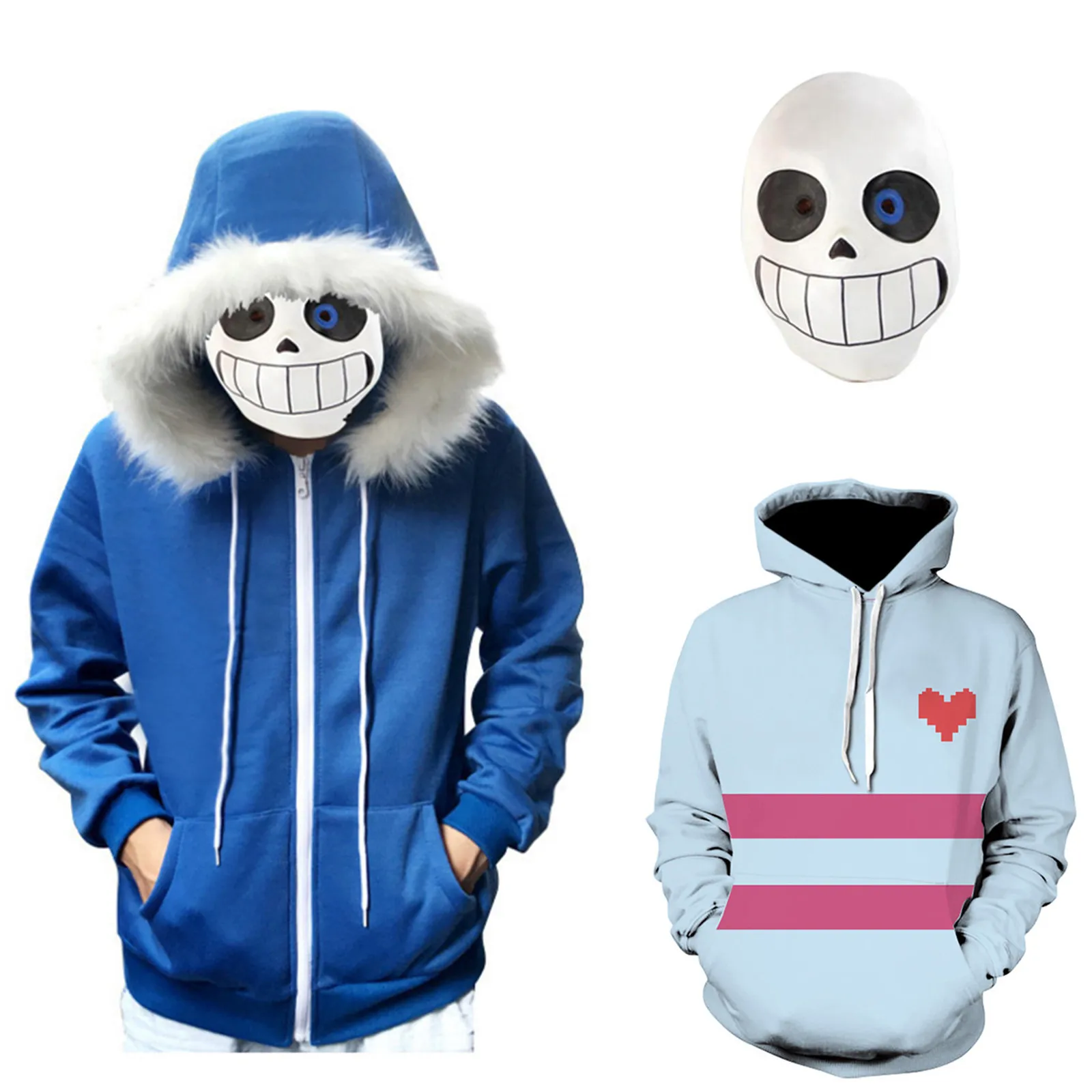 Disfraz-de-Cosplay-de-Sans-de-Undertale-para-hombre-y-mujer-sudadera ...