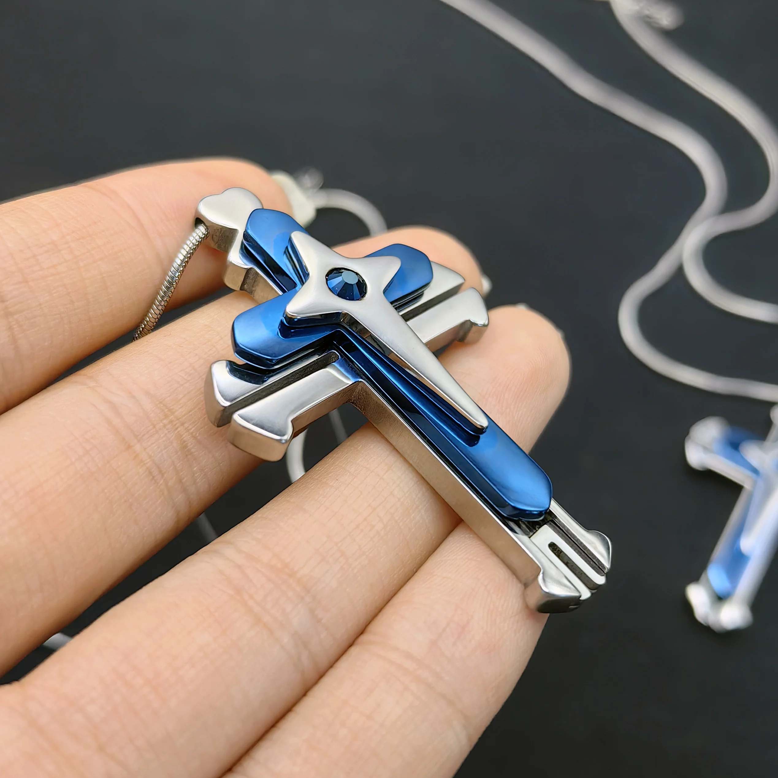 Fidget-EDC-Adult-Decompression-Toy-Necklace-Anxiety-And-Stress-Relief ...