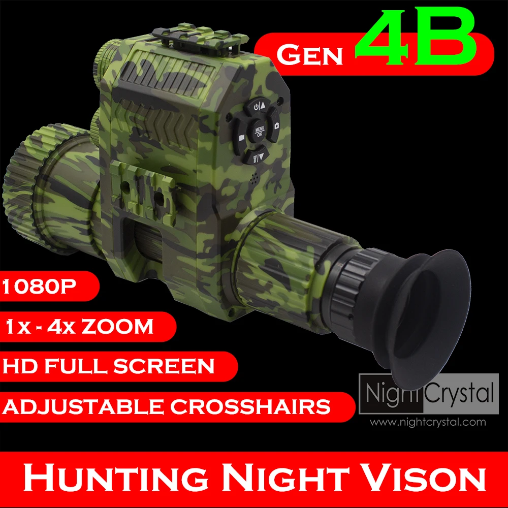 Megaorei 4B NK007 Plus 1080p HD Hunting Day Night Vision Digital Rifle ...