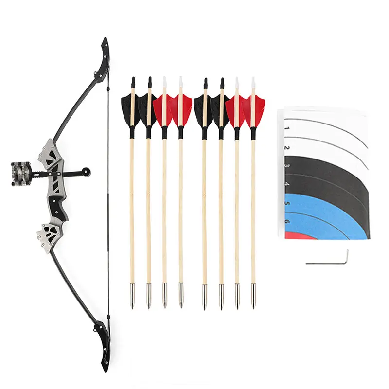 Small Reverse bow Mini bow with 4 Arrow 18 pounds detachable ...