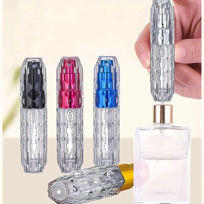 5ml Crystal Bottom Filling Perfume Bottle Portable Premium Dispenser Spray Perfume Atomizer ...