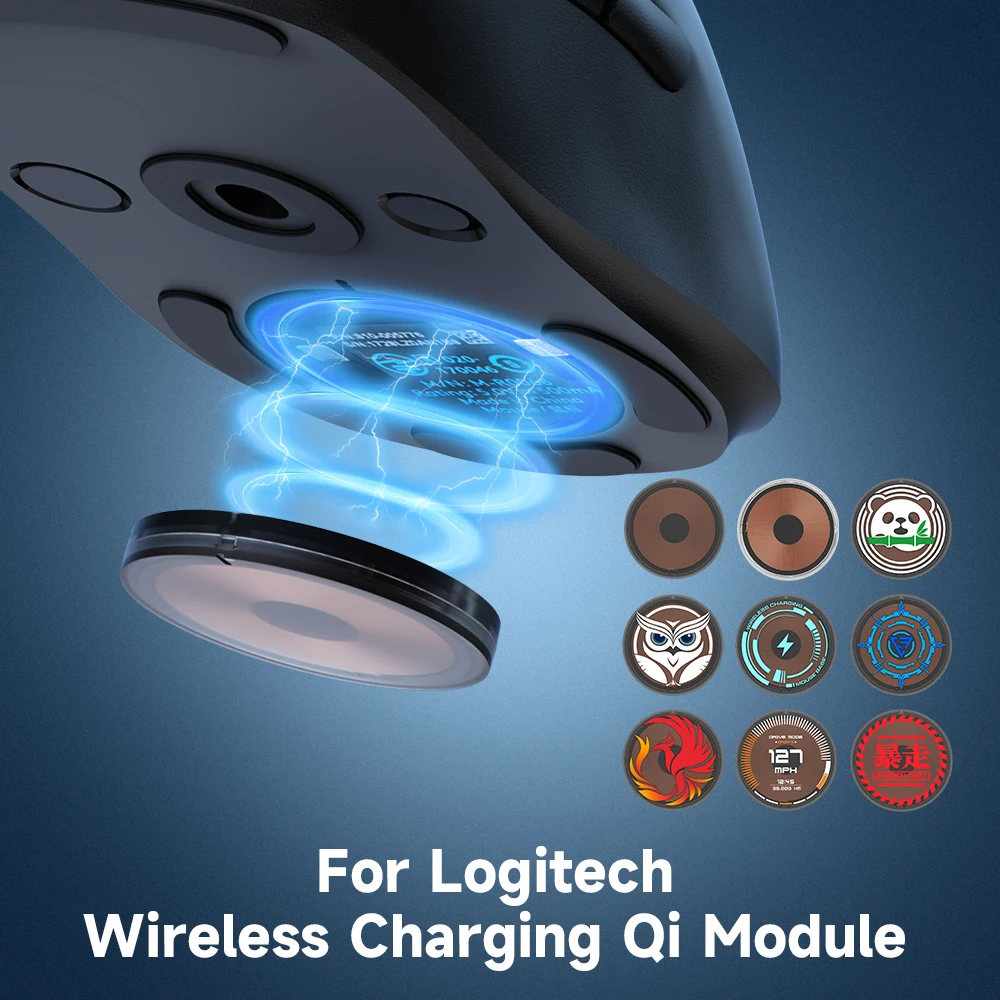 Mouse Wireless Charging QI Module Base for Logitech G502 X Plus G703 ...