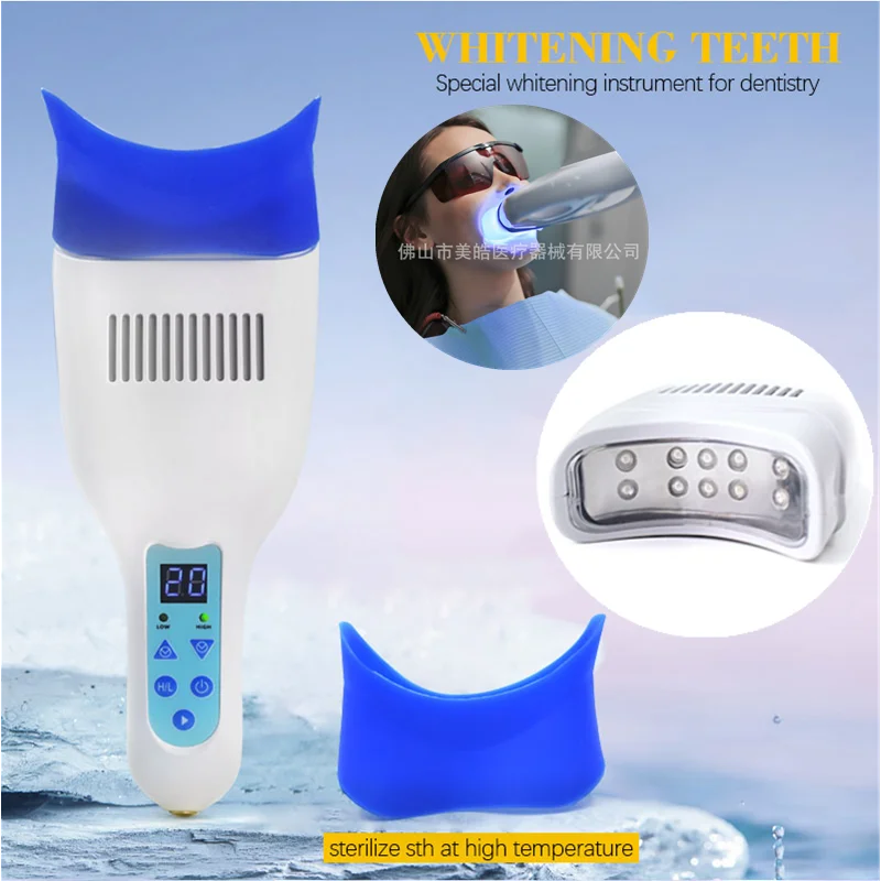 Portable-Dental-Bleaching-Machine-30W-Handheld-10pcs-LED-Blue-Cold ...