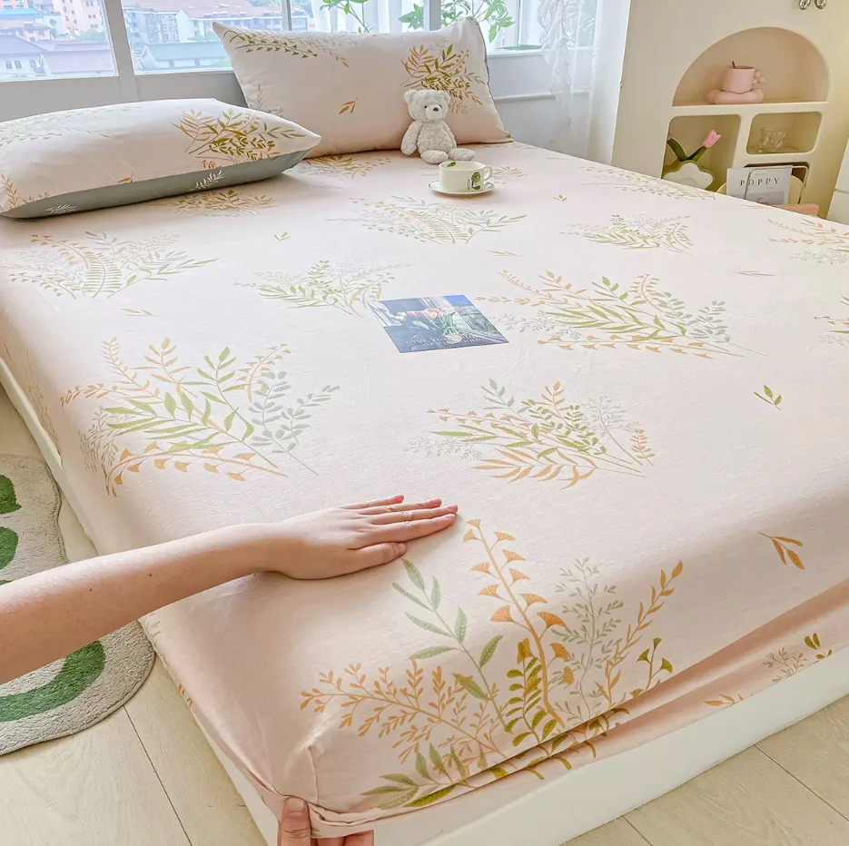 Elastic-Bed-Sheet-for-Adult-and-Kid-100-Cotton-Soft-Bed-Fitted-Sheet-2 ...