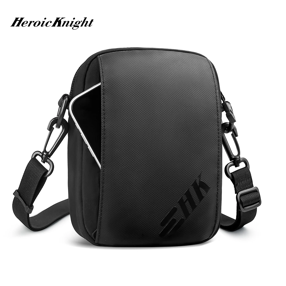 Heroic Knight Casual Men's Shoulder Bag 6.5" Phone Woman's Crossbody ...