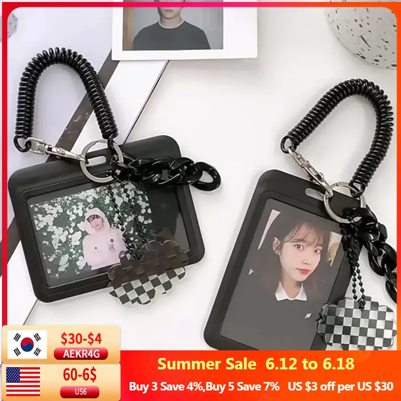 Ins Acrylic Photocard Holder Kpop Idol Card Holder Transparent Photo ...