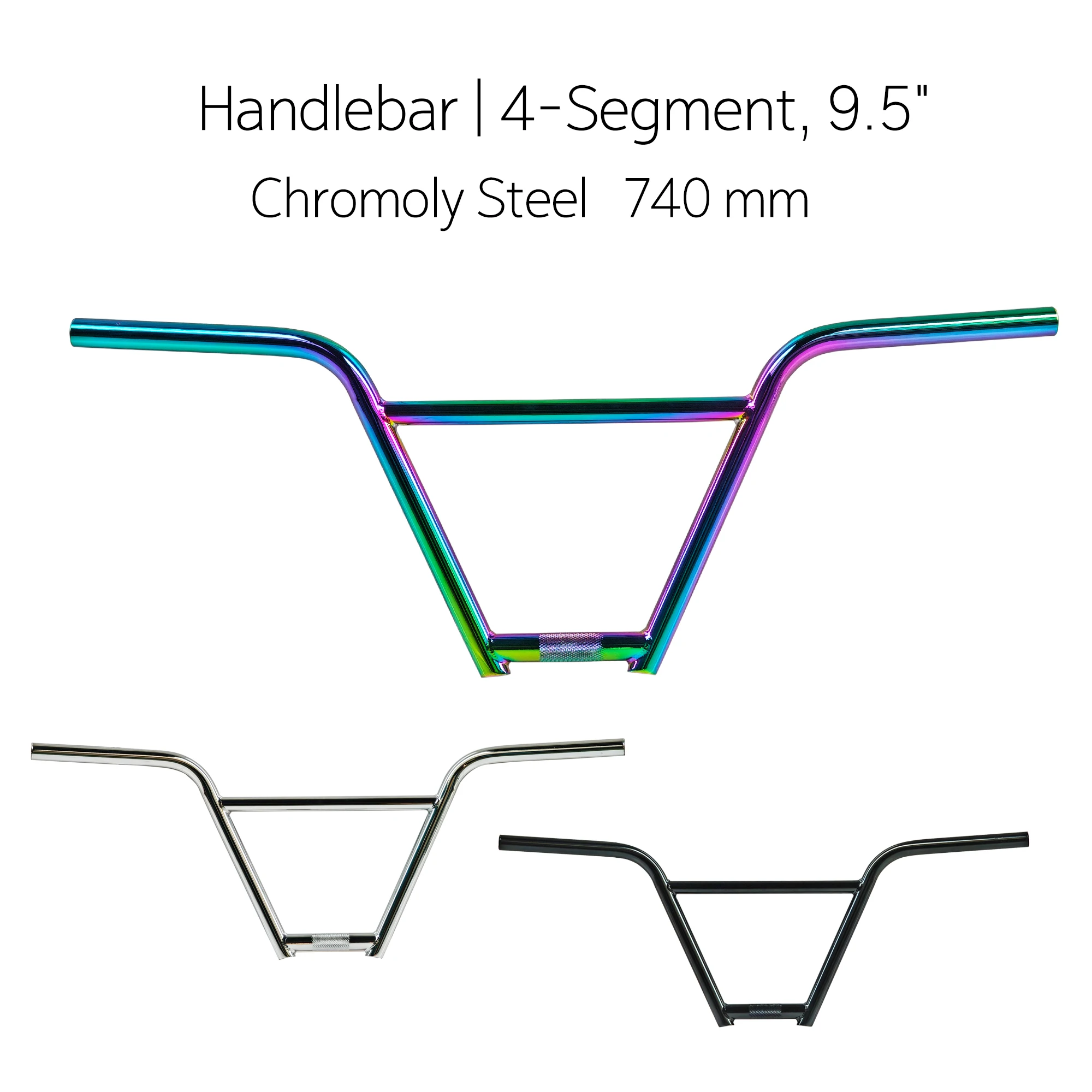 Manillar Chromoly profesional de 4 piezas para bicicleta acrobática de ...