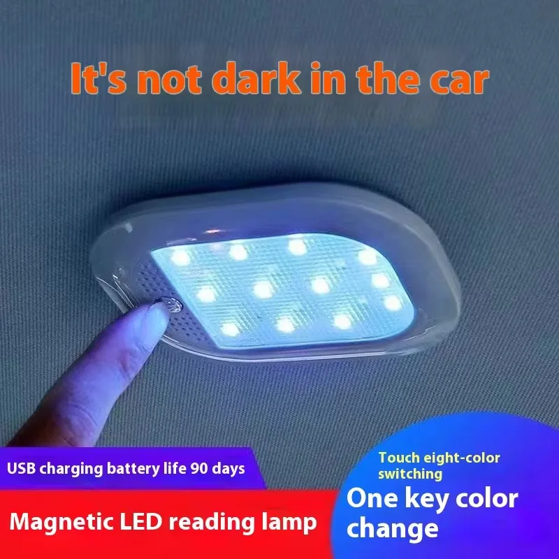 Car Color Reading Light Roof Led Body Light Lighting Lamp Rear Car ...
