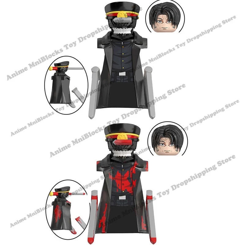 Wm Blocks 2527 2527a Chainsaw Man Denji Pochita Anime Bricks Cartoon ...