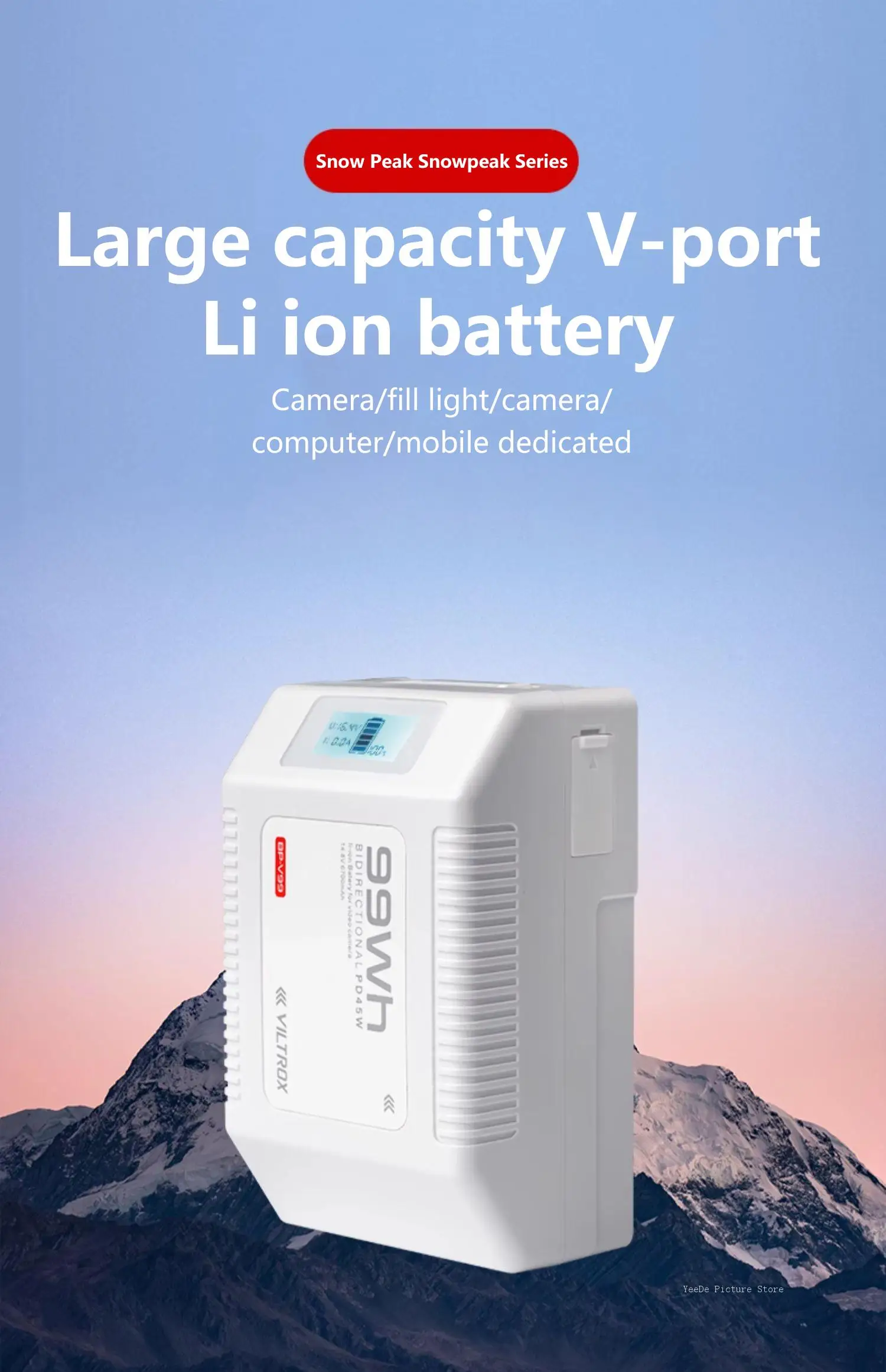 VILTROX-BP-V50-BP-V99-BP-V150-V-Mount-Battery-V-Lock-High-Capacity ...