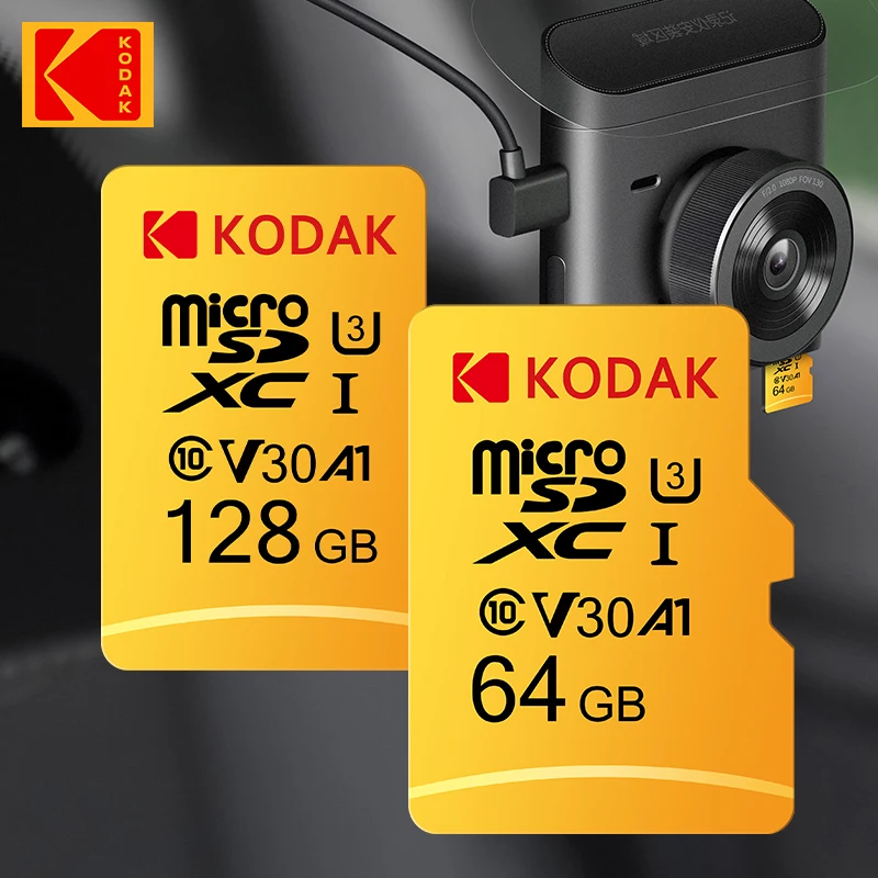 KODAK-Micro-SD-Card-RED-Memory-Card-with-Adapte-32GB-MicroSDHC-64GB ...