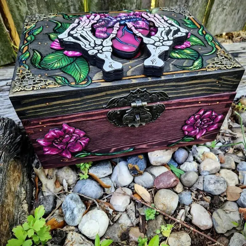 Painted Wooden Chests