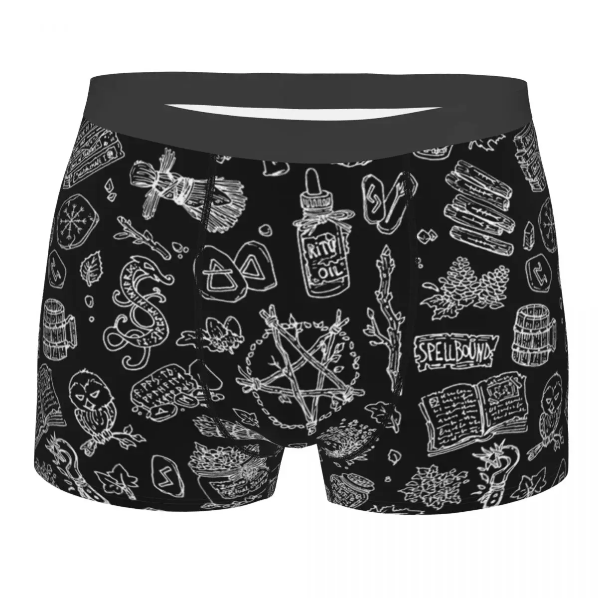 Dark Pagan Witches Gothic Goth Man Underwear Boxer Shorts Panties ...