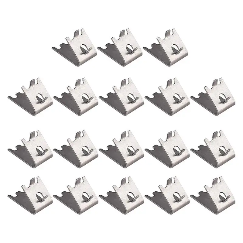 16pcs-Stainless-Steel-Refrigerator-Shelf-Clip-Fridge-Support-Clamp-Tool ...