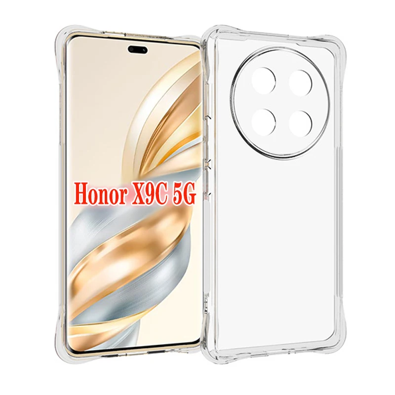 Honor X9C HonorX9C 5G Case Air Cushion Shockproof Airbag Clear Silicone ...