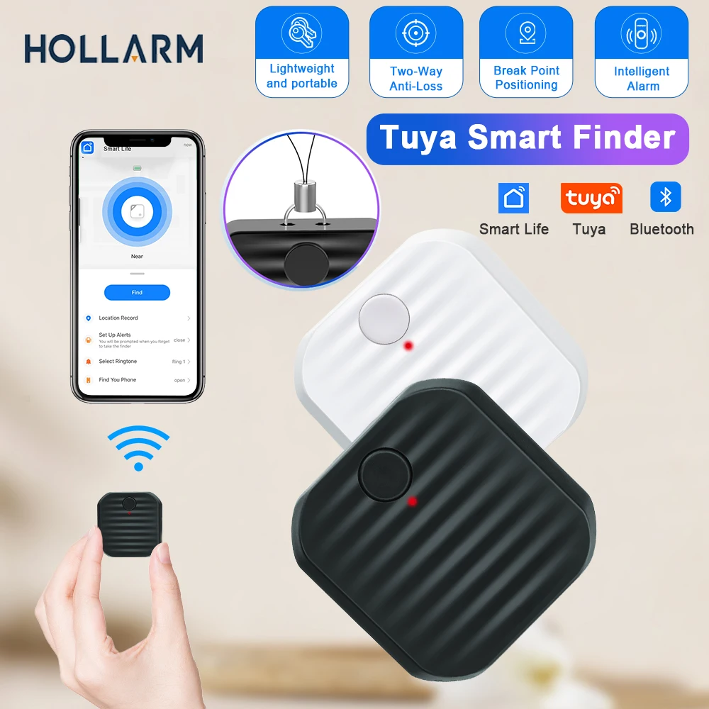 Hollarm-Smart-Bluetooth-Anti-loss-Device-Tuya-Mini-Locate-Tracker-Anti-Loss-Device-Key-Finder ...