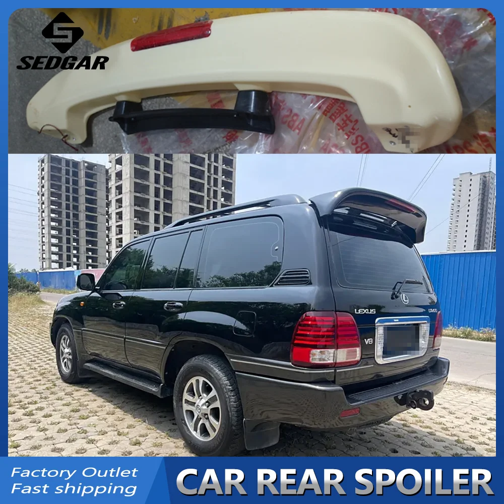 For-2004-2008-Lexus-LX470-Roof-Spoiler-with-LED-Lights-High-Quality-ABS ...