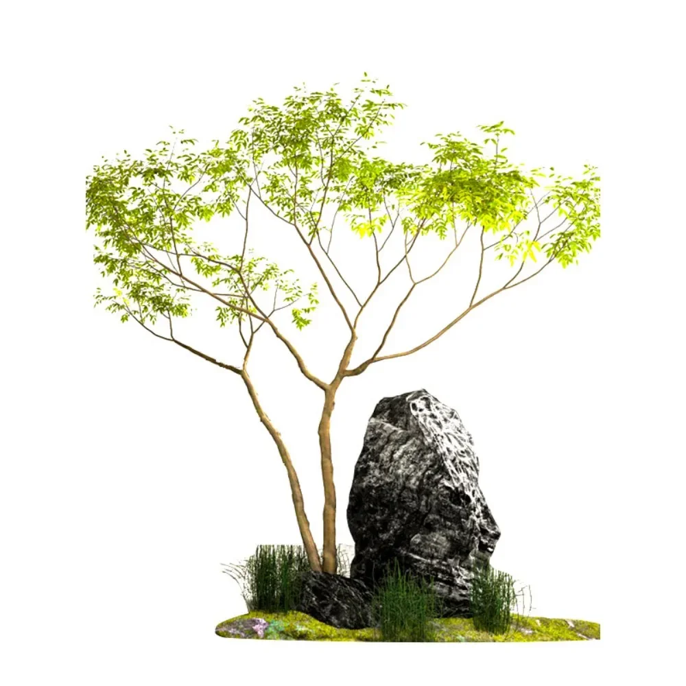 Large-Fake-Tree-Artificial-Green-Plant-Landscape-Villa-Bionic-Plant ...