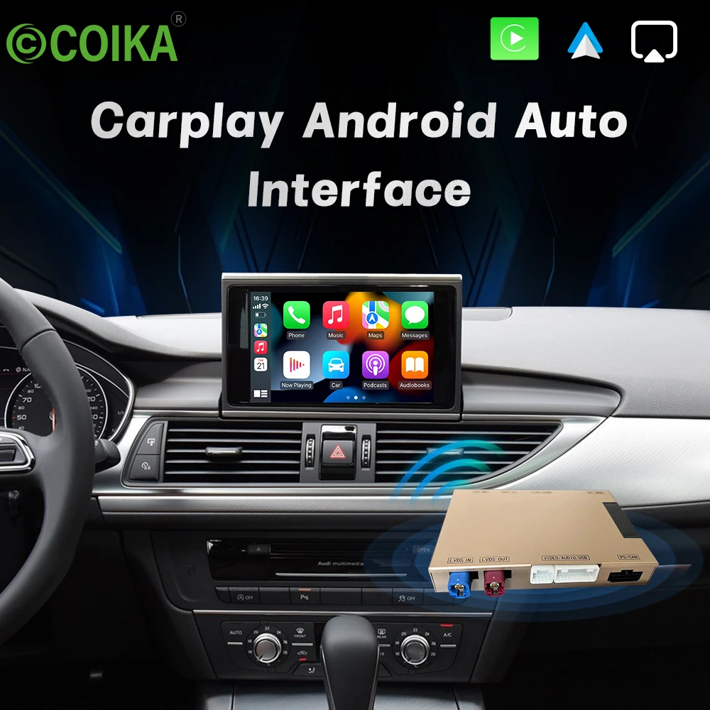 COIKA-Wireless-Android-Auto-Carplay-MMI-Box-For-Audi-A4-B8-A5-S5-Q5-A4 ...