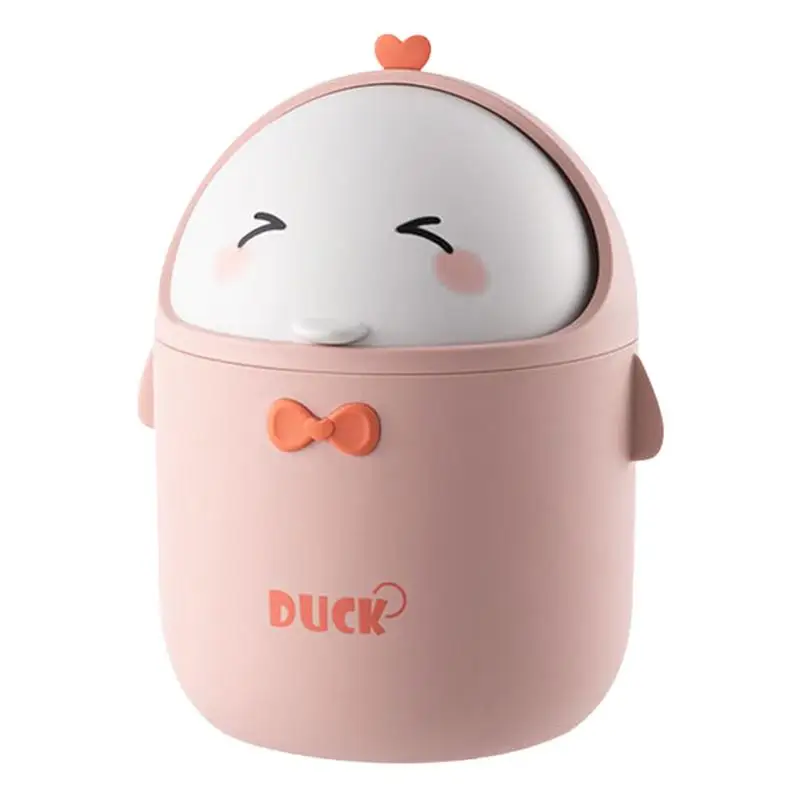 Small-Garbage-Can-Mini-Desktop-Rubbish-Container-Can-Compact-Cute ...