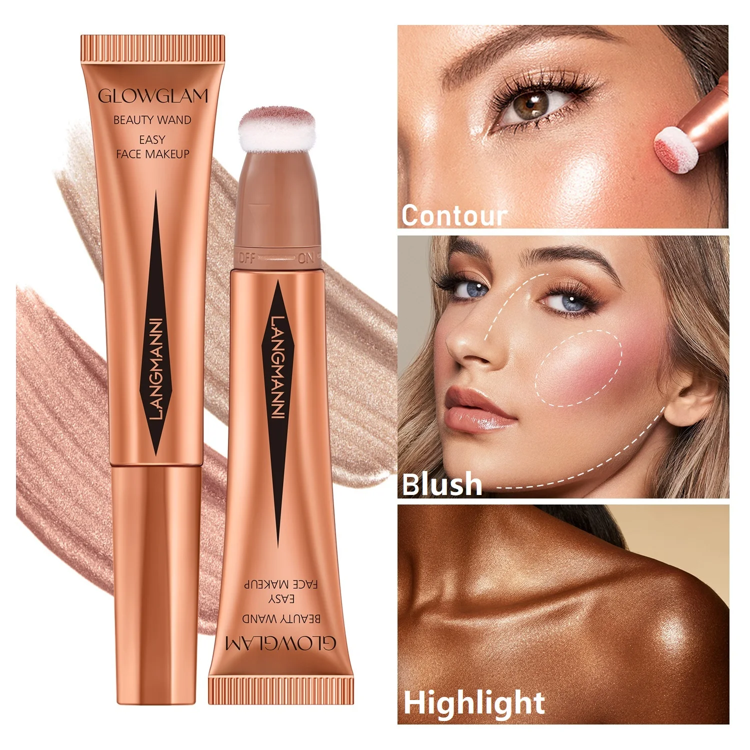 Cheek-Contour-Highlight-Blush-Makeup-Face-Makeup-For-Women-Product ...