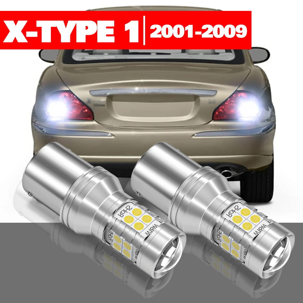 Jaguar için X TYPE XTYPE X tipi 1 2001 2009 aksesuarları 2 adet LED ...