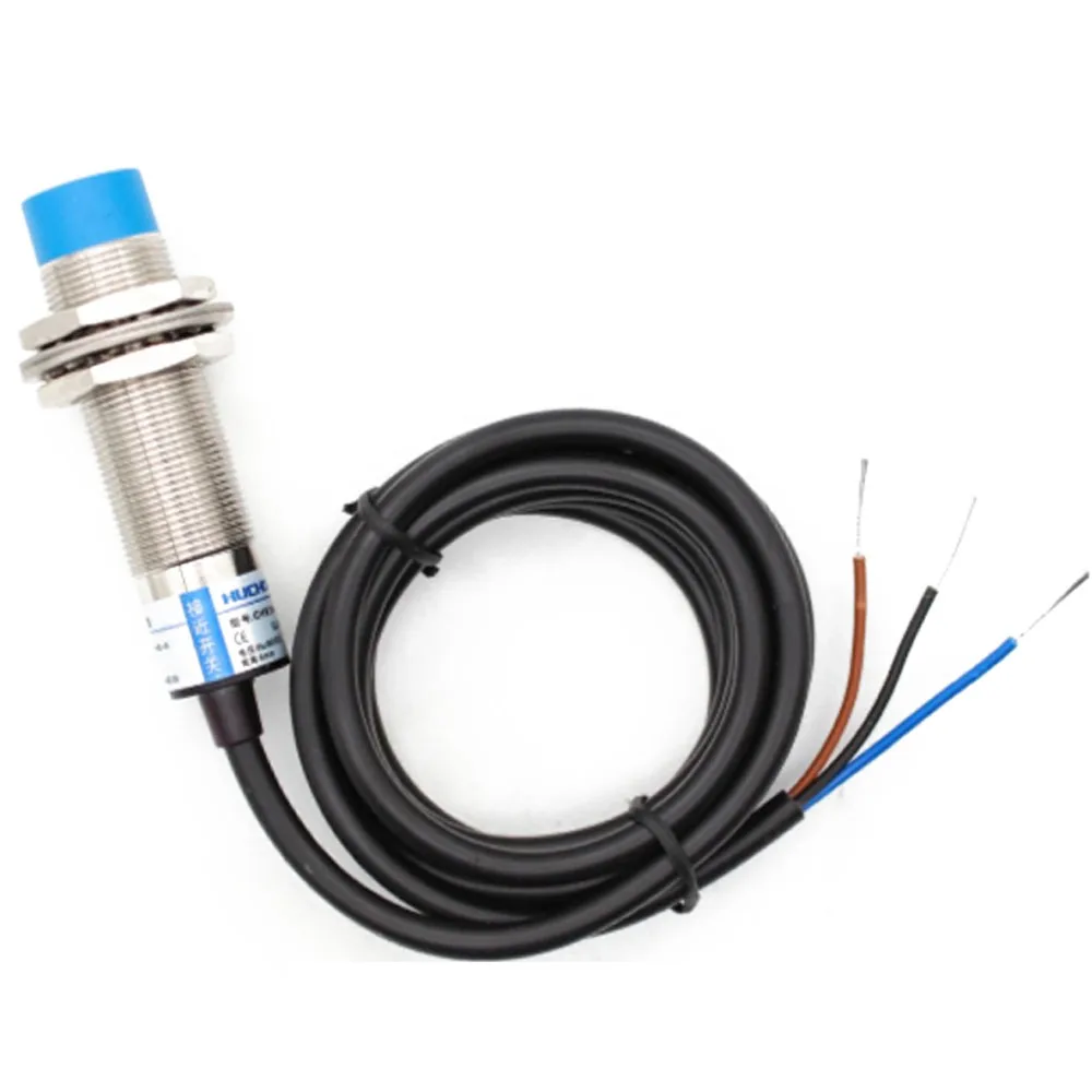 LJ18A3-8-Z-BX-M18-DC-6-36V-NPN-NO-Cylinder-Inductive-Proximity-Sensor ...