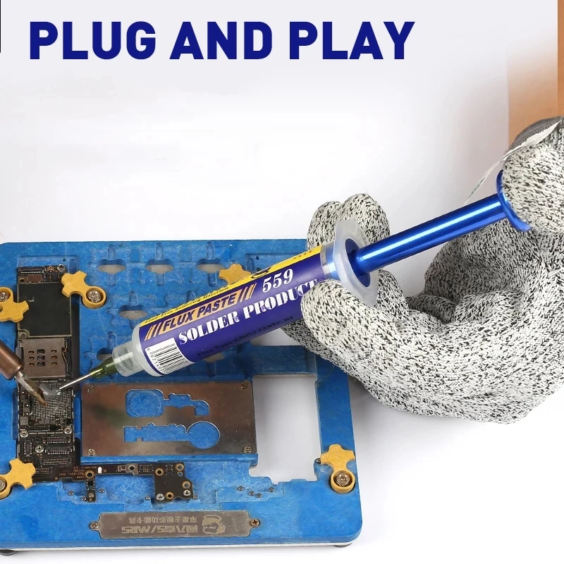 MECHANIC-Solder-Flux-Dispenser-Welding-Oil-Booster-Syringe-Type-Solder ...
