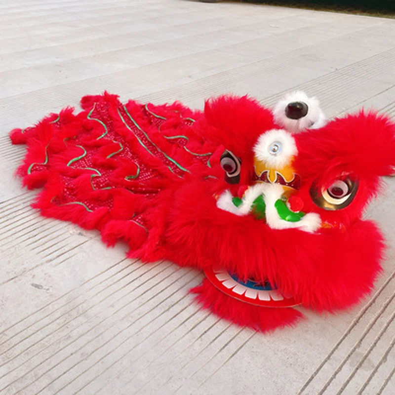 2-5 Age 12 Inch Classic Kid Lion Dance Gong Drum Mascot Fancy Costume ...