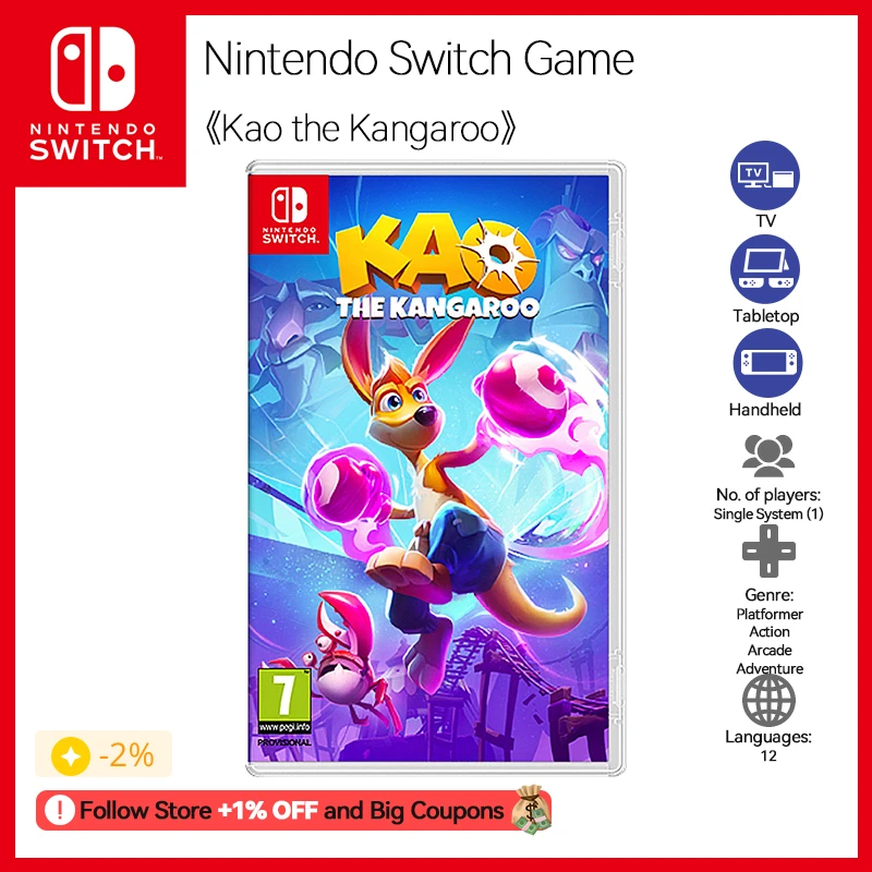 Nintendo Kao the Kangaroo Game Deals switch Kao the Kangaroo for ...