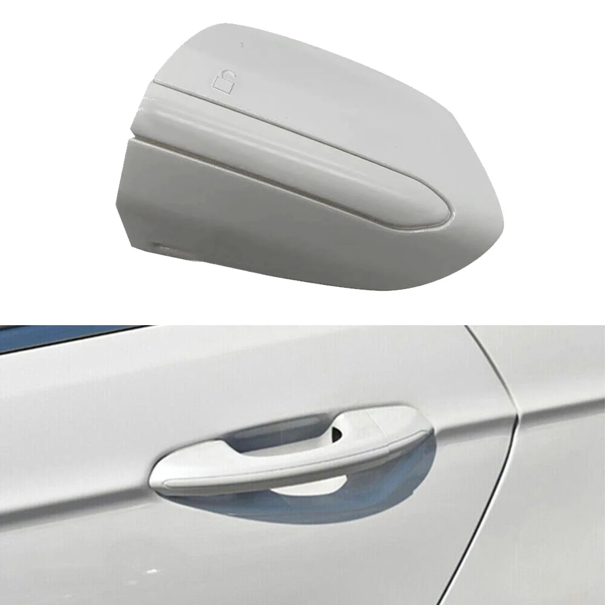 DS73-F218A15-BE54WF-Left-Front-Door-Handle-Lock-Cover-Bezel-Caps-for ...