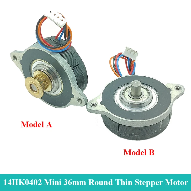 Mini-36MM-Round-Thin-Stepper-Motor-0-9-Degree-2-Phase-4-Wire-Stepping ...