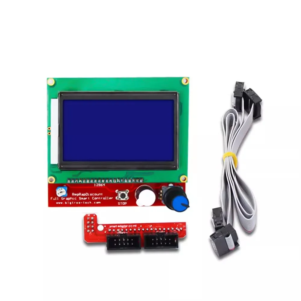 3D-Printer-Smart-Controller-RAMPS-1-4-LCD-12864-LCD-Control-Panel-Blue ...
