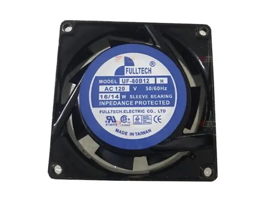 FULLTECH UF 80B12 H 서버 냉각 팬, AC 120V, 16 W, 14W, 80x80x25mm| | - AliExpress