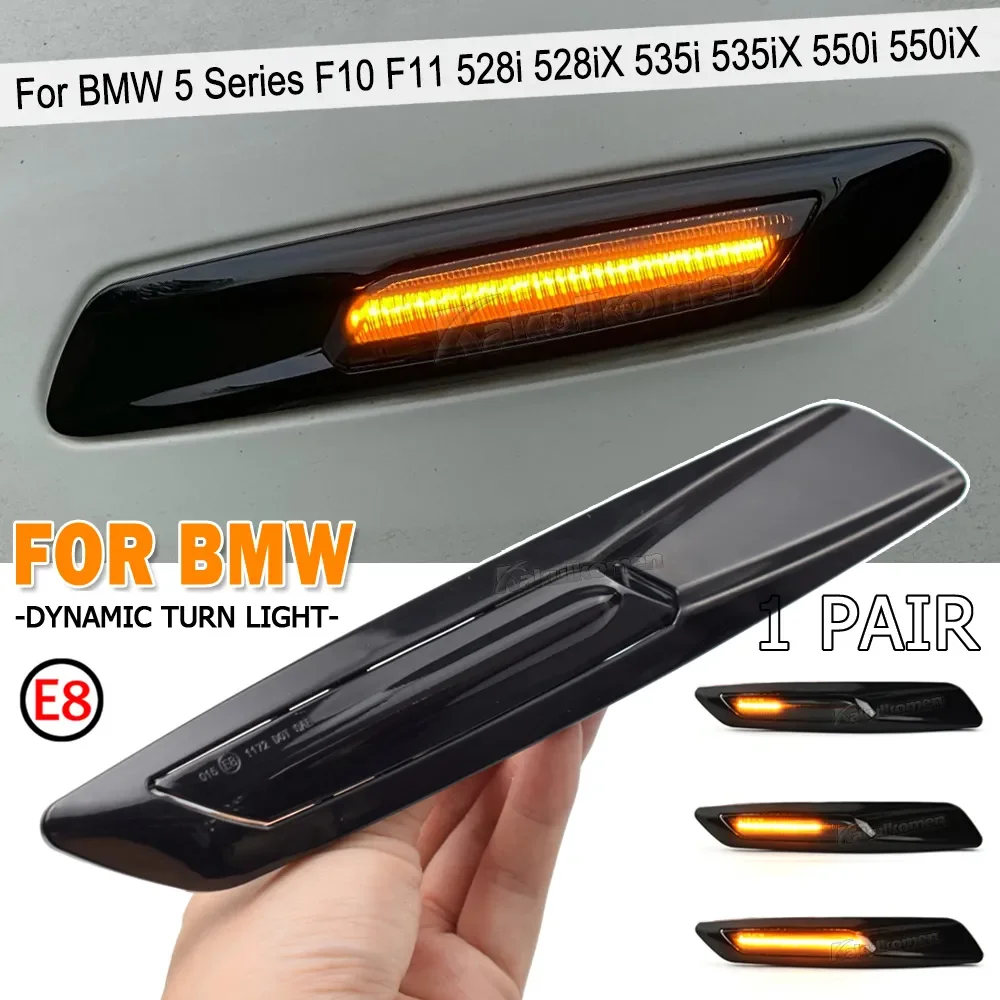 2X-LED-Sequential-Fender-Indicator-Side-Marker-Blinker-Turn-Signal ...