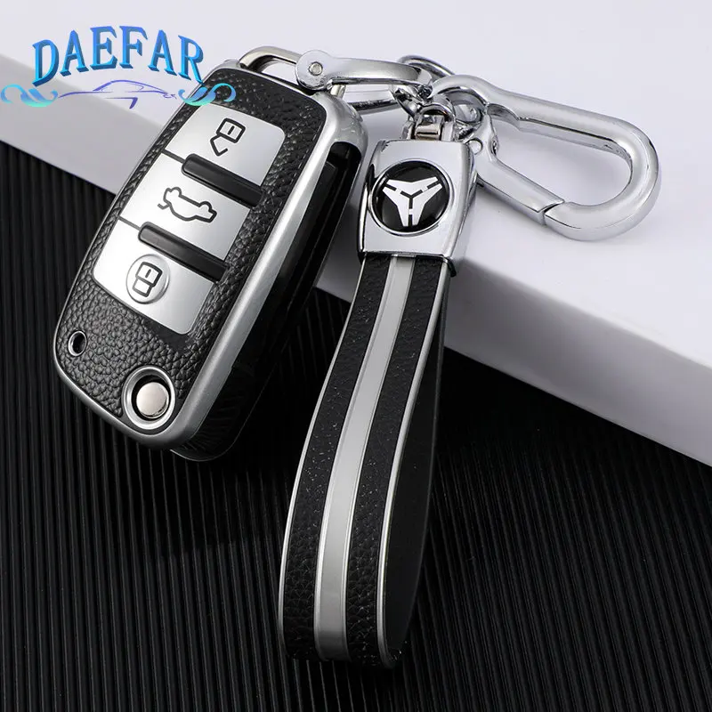 Leather Tpu Car Remote Key Case Cover Protective Shell For Audi A1 A3