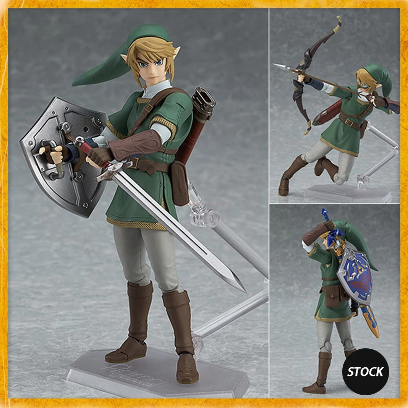 The Legend Of Zelda Action Figure Twilight Princess Zelda Link Deluxe ...
