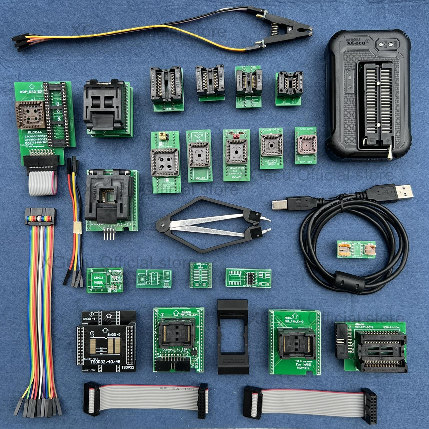 V12.55 XGecu TL866 3G T48 USB Programmer support 34000+IC SPI Flash ...