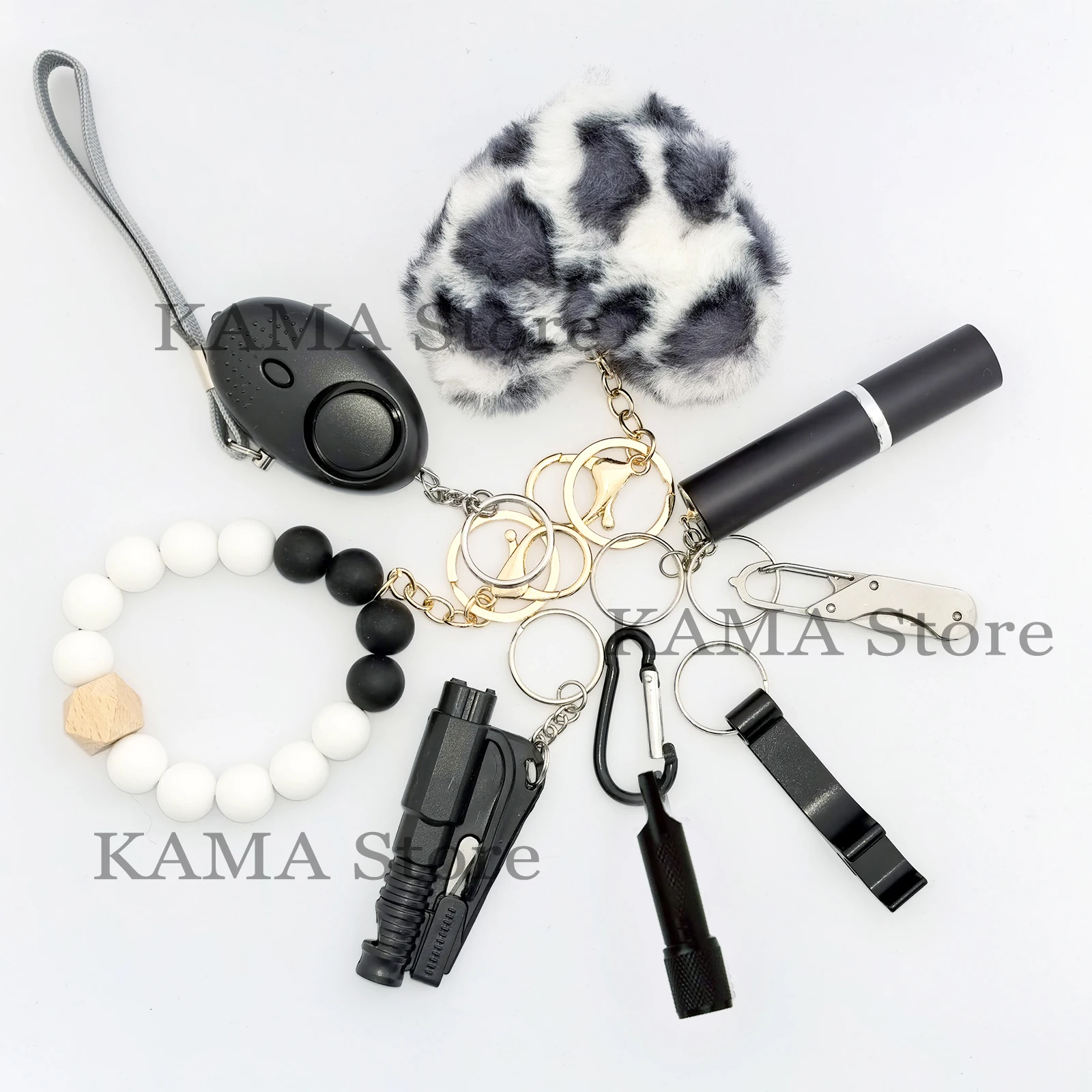 New Fashion Self-defense Keychain Free DIY Self Defense Keychain Set ...