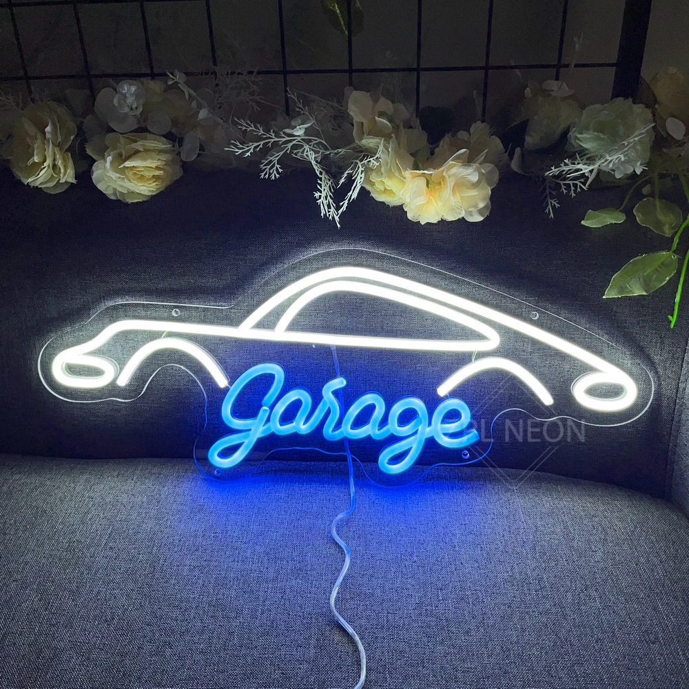 Garage Neon Light Sign Car Auto Repair Shop Workshop Man Cave Room ...