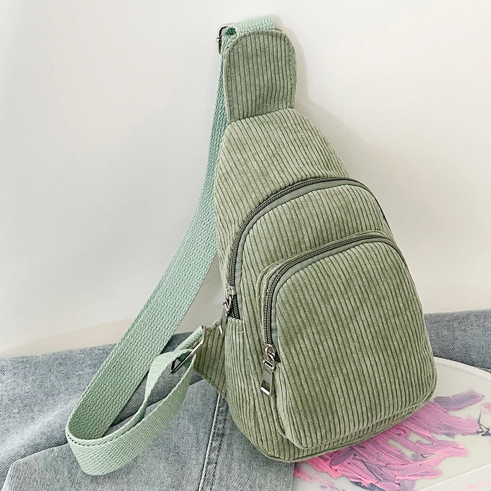 Women-s-Chest-Bags-Pure-Color-Corduroy-Female-Crossbody-Bags-Fashion ...