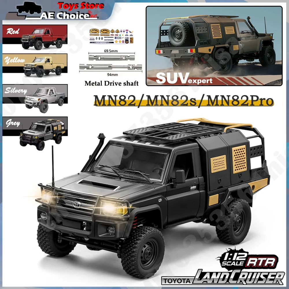 MN82s Rc Car 1/12 LC79 Full Scale MN82Pro Rc Pickup Truck 4WD Climbing ...