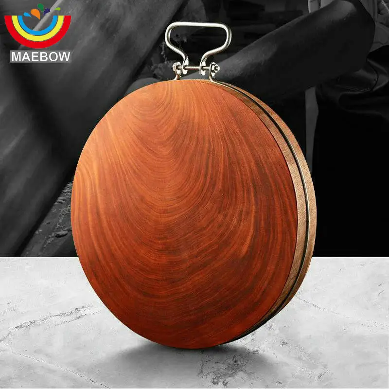 Solid Wood One Piece Ironwood Professional Cook Kitchen Chopping Board ...
