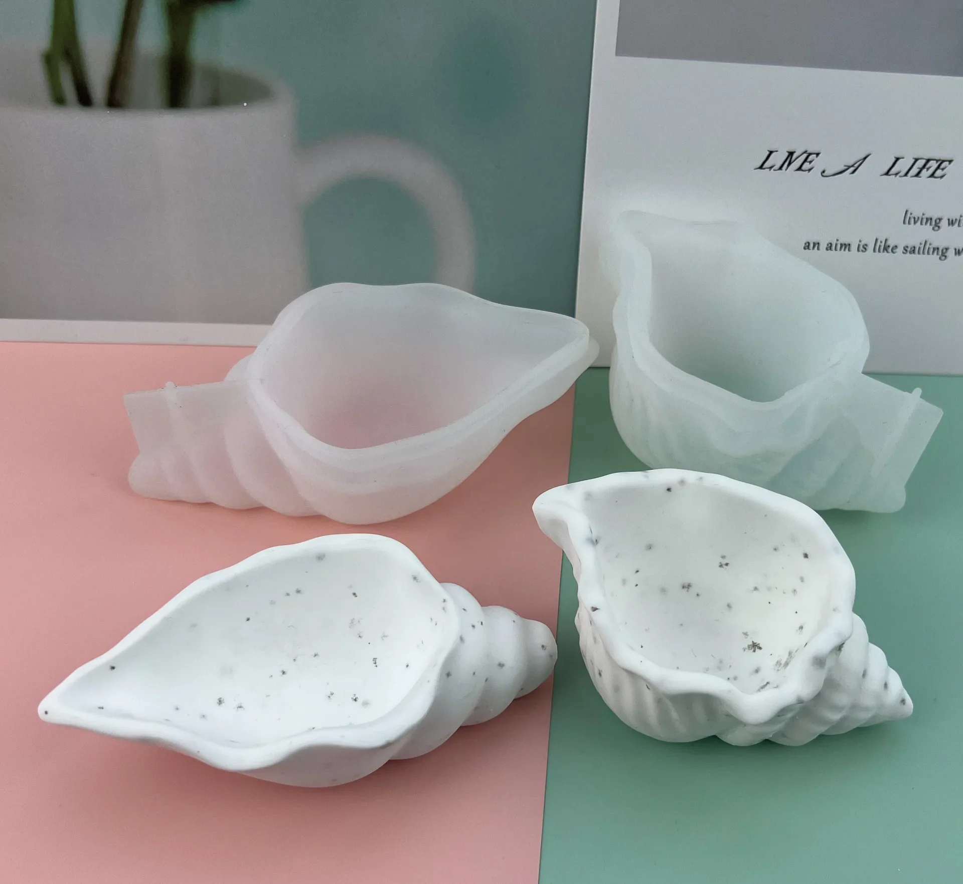 Conch-Flowerpot-Silicone-Molds-DIY-Sea-Shell-Secented-Candle-Jar-Mold ...