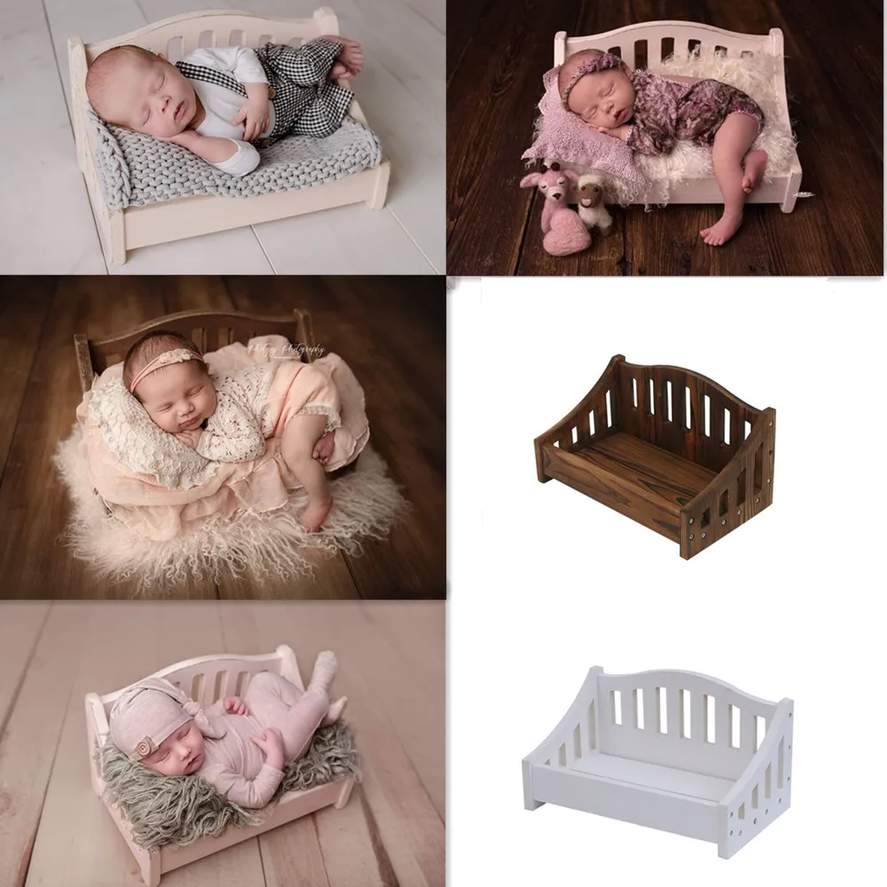 Wooden-Newborn-Bed-Crib-Bed-Photo-Props-Baby-Photography-Props-Newborn ...