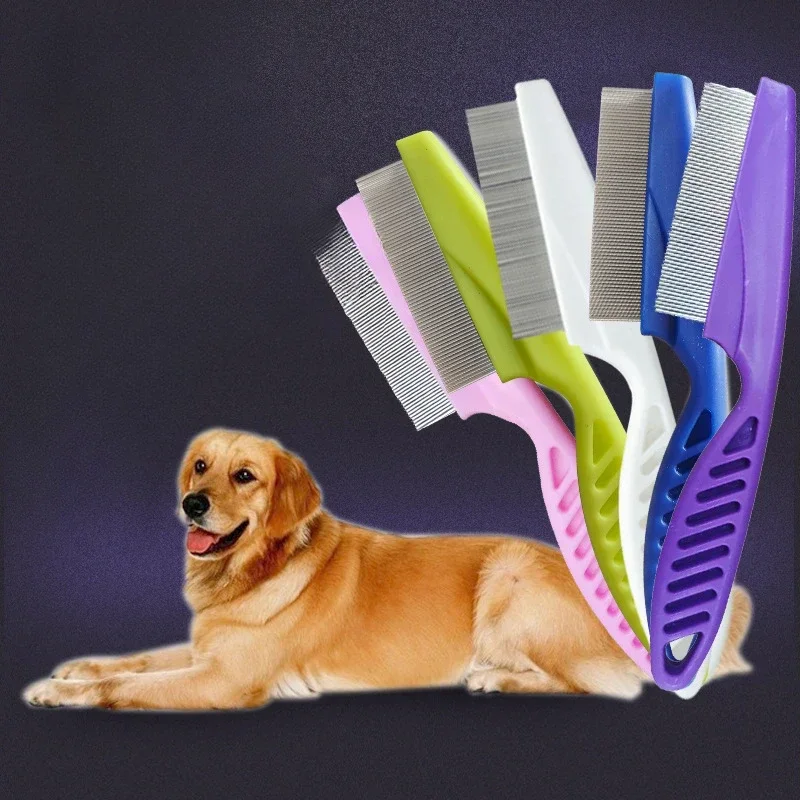 Gentle-Nits-Flea-Eggs-Remove-Brush-for-Small-Dog-Fine-Toothed-Pet-Puppy ...