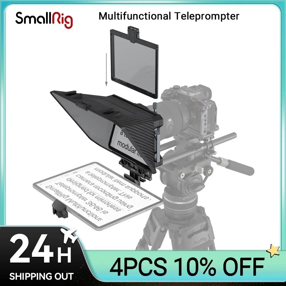 SmallRig-Teleprompter-multifuncional-tableta-port-til-Smartphone-DSLR-Teleprompter-para-IPad ...