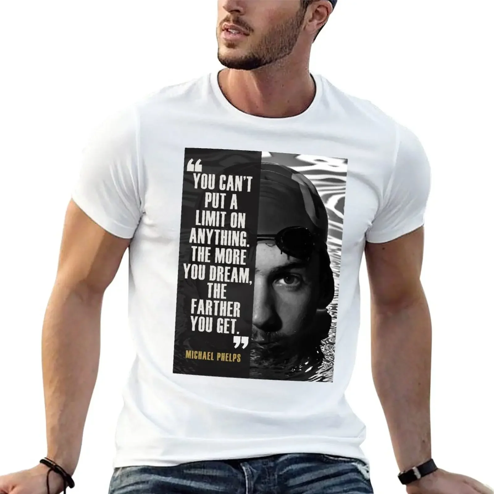 New michael phelps phrase T-Shirt Short sleeve tee customized t shirts ...