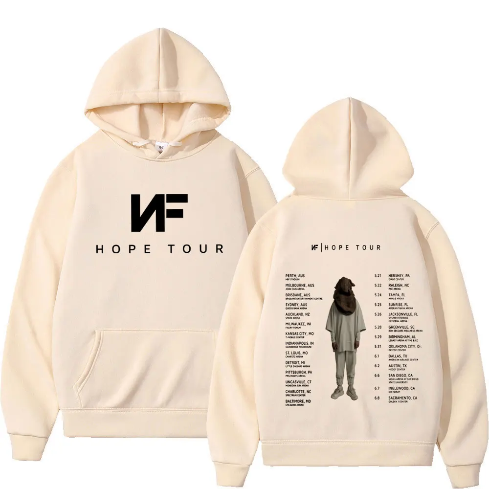2024 Rapper NF Hope Tour Double Sided Print Hoodie sold by Anya ...