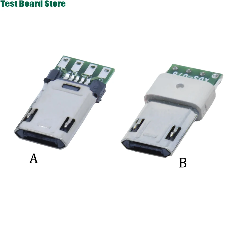 Mini-macho-dupla-face-porta-de-carregamento-com-placa-de-solda-PCB-Plug ...